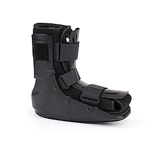 Walking Boot for Ankle Fractures and Achilles Tendon Injuries Sprained Ankle for Foot Broken Toe Walking Boots for Men Women Swelling Post Surgery Healing Protection Healing Boot,Right,Middle