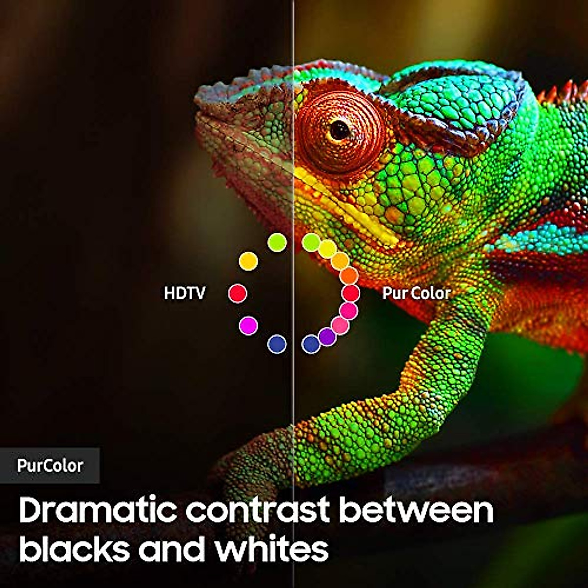 SAMSUNG UN55RU7100FXZA Flat 55-Inch 4K UHD 7 Series Ultra HD Smart TV with HDR and Alexa Compatibility (2019 Model)