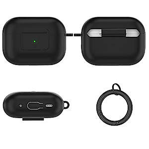FUNLINK for Airpods Pro 2nd Generation Case 2022, [Upgrade Secure Lock] AirPods Pro 2 Case Cover Shockproof Silicone Skin Protective Case with Keychain& Lanyard for New Apple Airpods Pro Case