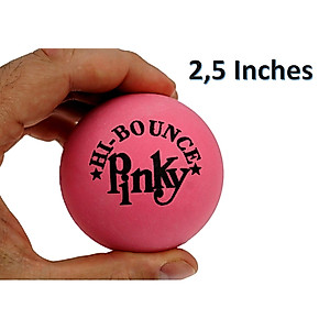 JA-RU Super Bounce Pinky Ball (12 Bouncy Balls) Outdoor Games & Indoor Playground Kids Toys. Massage Therapy Stress Balls. Sports Party Favors & Carnival Prizes in Bulk. 976-12p