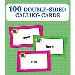 Carson Dellosa Sight Words Bingo Games—Learning Tools for Kindergarten and First Grade Reading Skills, Double-Sided Language, Vocabulary Building Game Cards