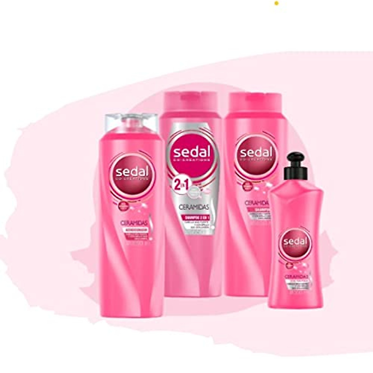 Sedal Co-Creations Conditioner Ceramides, Repairs and Strengthens, All hair types, 2-Pack of 22 FL Oz, 2 Bottles