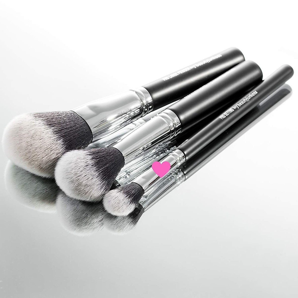 Under Eye Setting Powder Brush - Small Soft Fluffy Tapered Blending Makeup Brush, Set Concealer, Buffing, Baking, Finishing Loose, Pressed, Compact, Mineral Cosmetics, Synthetic, Cruelty Free Vegan