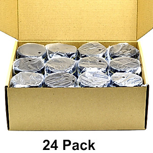 SONVIIBOX 24 Pack 8oz Candle Tins,Black candle tins for making candles bulk,8 oz Candle Jars,Tin Jars for Candle Making,metal tin jars (BLACK)