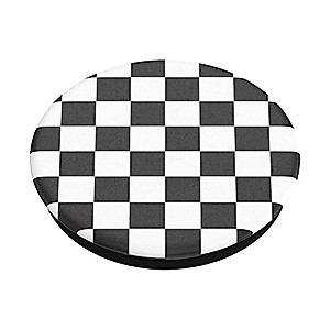 PopSockets PopTop (Top only. Base Sold Separately) Swappable Top for PopSockets Phone Grip Base - Checker Black PopTop