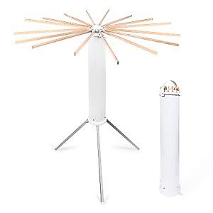 Colayer Solid Wood Tripod Clothes Drying Rack, Foldable Portable Solid Wood Clothes Rack, Space Saving Laundry and Drying Rack