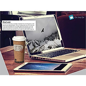 Life Story Corky Cup Reusable 16 oz Insulated Travel Mug Coffee Thermos (2 Pack)