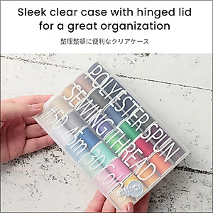 LEONIS 30 Color Set of Handy Polyester Sewing Threads 50 Yards/45 m Each[ 93011 ]