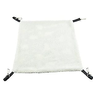 FLAdorepet 3 Pieces Guinea Pig Rat Cage Hammock Small Animal Hanging Bed for Ferret Sugar Glider Chinchilla Puppy and Cat (13.7 * 13.7inch, 3 Packs)