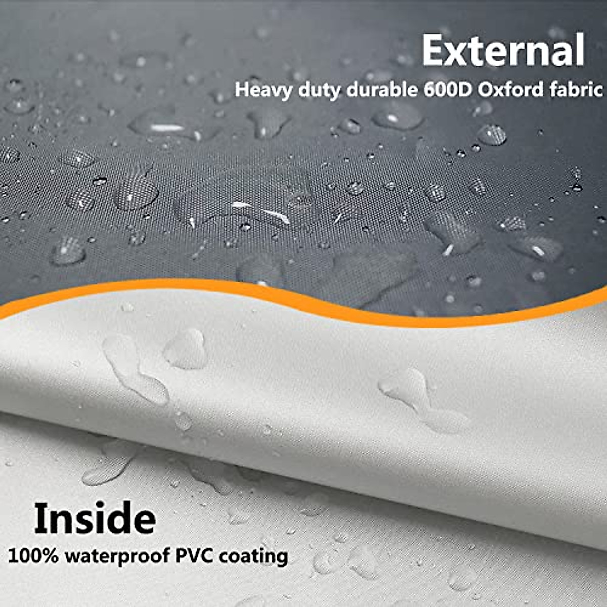 Dalema Evaporative Cooler Cover for MC61M/MC61V Evaporative Cooler,Heavy Duty Waterproof Evaporative Air Cooler Cover,29"L x 18"W x 45"H Swamp Evaporative Cooler Cover,Grey.