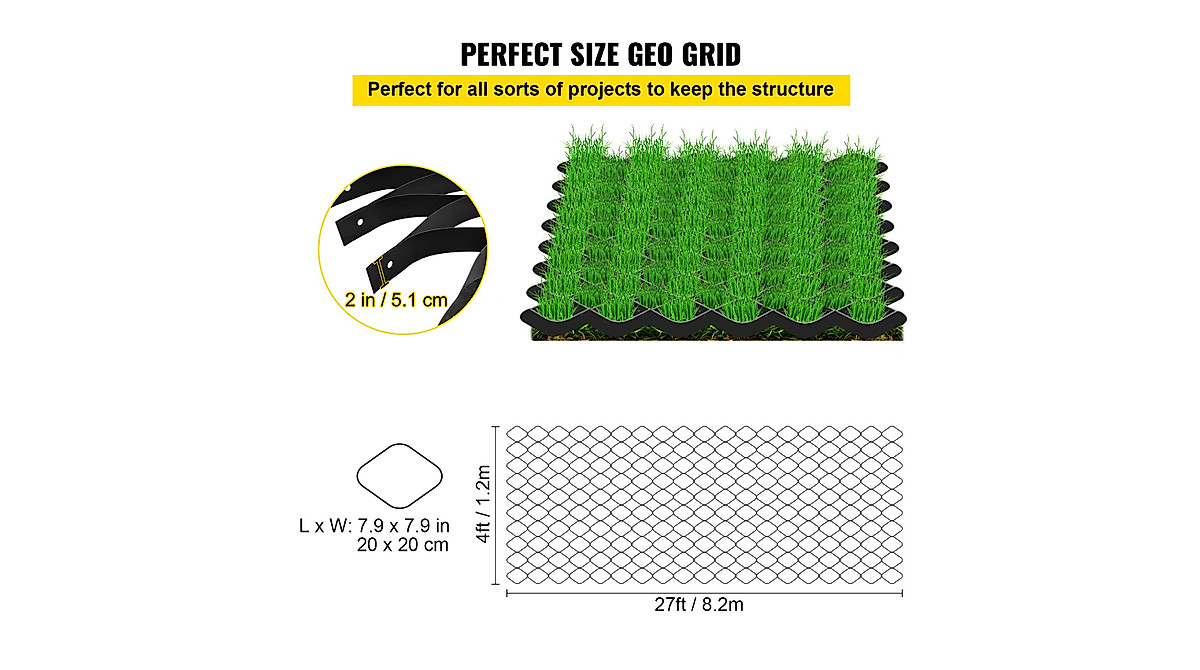 VEVOR Ground Grid: Durable 27 ft Stabilization System