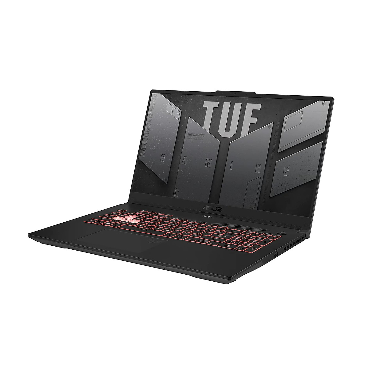 ASUS 2021 TUF A17 17.3" FHD 144Hz Gaming Laptop, AMD Ryzen 7-6800H Processor, 16GB DDR5 RAM, 512GB PCIe SSD, Backlit Keyboard, GeForce RTX 3060 6G DDR6, HD Webcam, Windows 11, Gray, 32GB USB Card