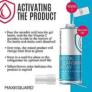 MAXI/GUARD Dental Cleansing Spray for Dogs, Cats, Horses, Exotics and Companion Animals (4oz)