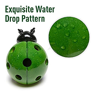 Fantasy Ashtray Ash Holder for Smokers Cigarettes Desktop Decoration Garden Statue Gift Outdoor Lawn Patio Gift for Home Office Balcony Yard Lawn (Red)