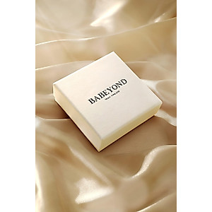 BABEYOND 1920s Flapper Imitation Pearl Bracelet Great Gatsby Elastic Pearl Bracelet Roaring 20s Accessories Jewelry 5 Rows (Style 2-Rose Gold)