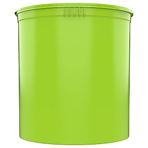 90 Dram CR Plastic Packaging Pop Top Containers - Child Resistant Travel Holder Vial Bottles - 60 qty (Lime Green)