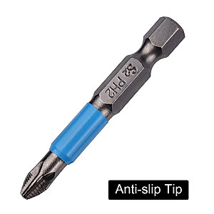 Wolfride 10PCS Phillips Head Drill Bit Magnetic Phillips Head Screwdriver Bits PH2 Bit Set - 50mm