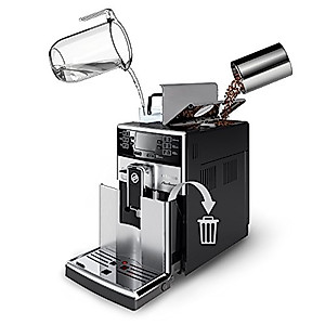 Saeco PicoBaristo Super Automatic Espresso Machine, 1.8 L, Stainless Steel, HD8927/47