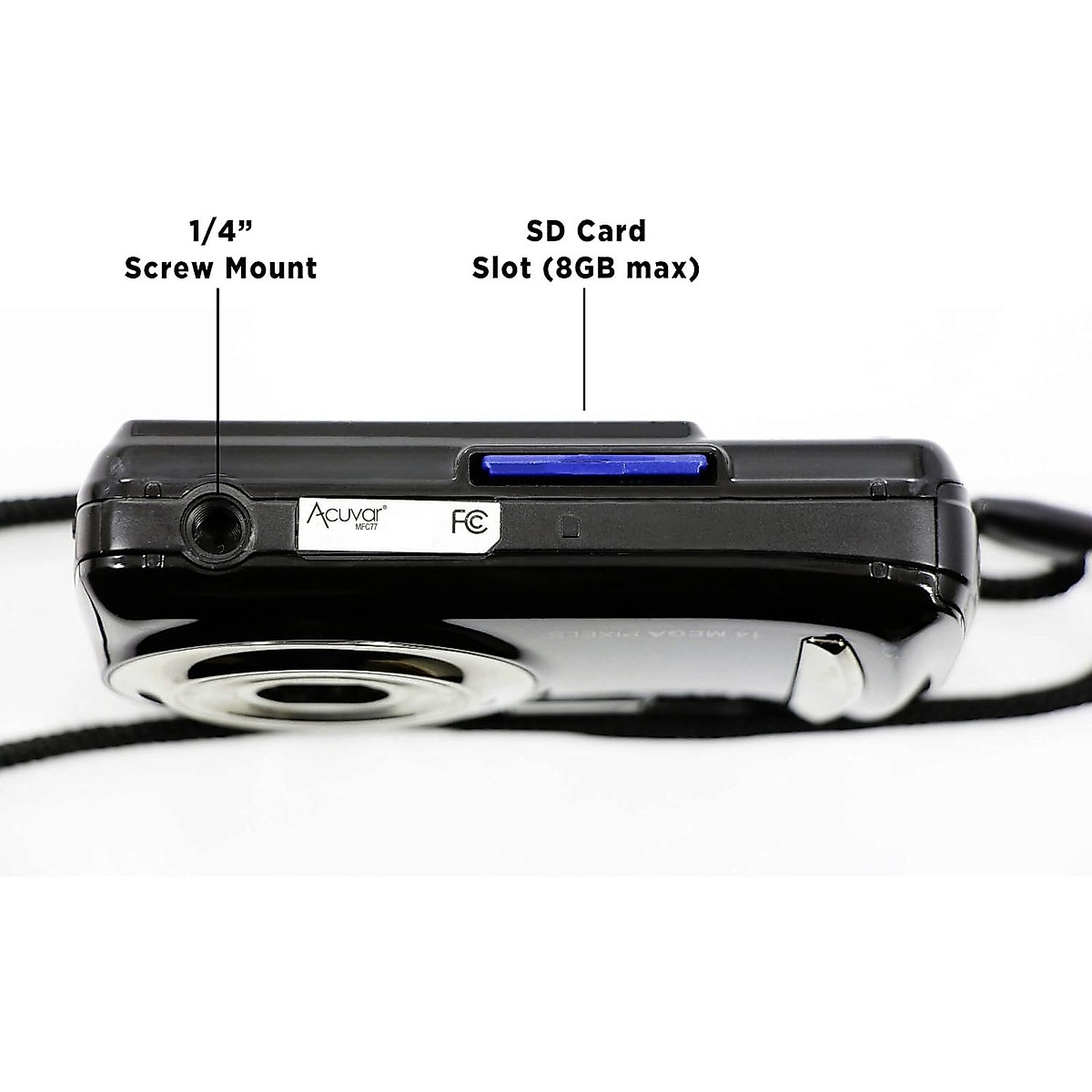 FrenzyDeals 16MP Digital Camera for Stunning Photos & Videos,for Sharp Images,Great Zoom with 2.4" Screen and USB Cable