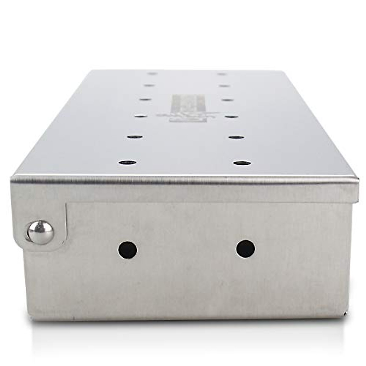 XI-HOME Smoker Box, Stainless Steel BBQ Grilling Meat Smokers Box for Wood Chips, Best Barbecue Accessories on Gas Charcoal Grill