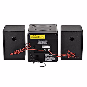 Magnavox MM442 3-Piece Top Loading CD Shelf System with Digital PLL FM Stereo Radio, Bluetooth Wireless Technology, and Remote Control in Black | Blue Lights | LED Display | AUX Port Compatible |