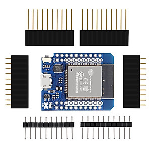 ACEIRMC D1 Mini NodeMCU ESP32 ESP-WROOM-32 WLAN WiFi Bluetooth IoT Development Board 5V Compatible for Arduino (3pcs)