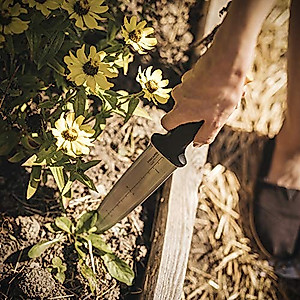 Fiskars 340130-1001 Garden Hori Knife with Sheath, Black