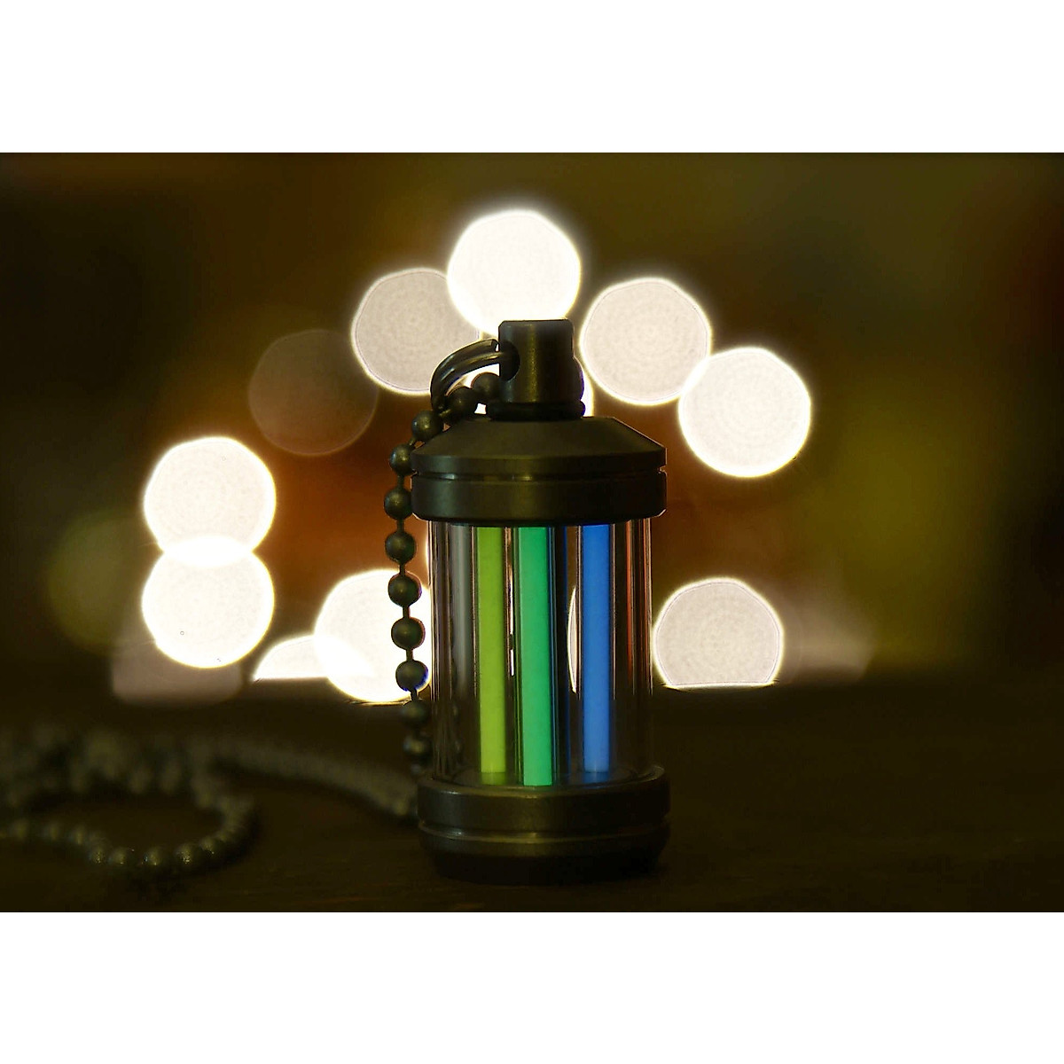 TEC-T323-3W Isotope Reactor Fob - Titanium Tritium Lantern - Accepts 3mm x 23mm Tritium Vials - Camping Accessories - Gifts for Men - Glow in the Dark Keychain Accessories - Survival Gear - Cool Stuff