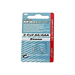 Mag-Lite LM2A001 Replacement Xenon Lamps for AA Mini MagLite 2 per Package