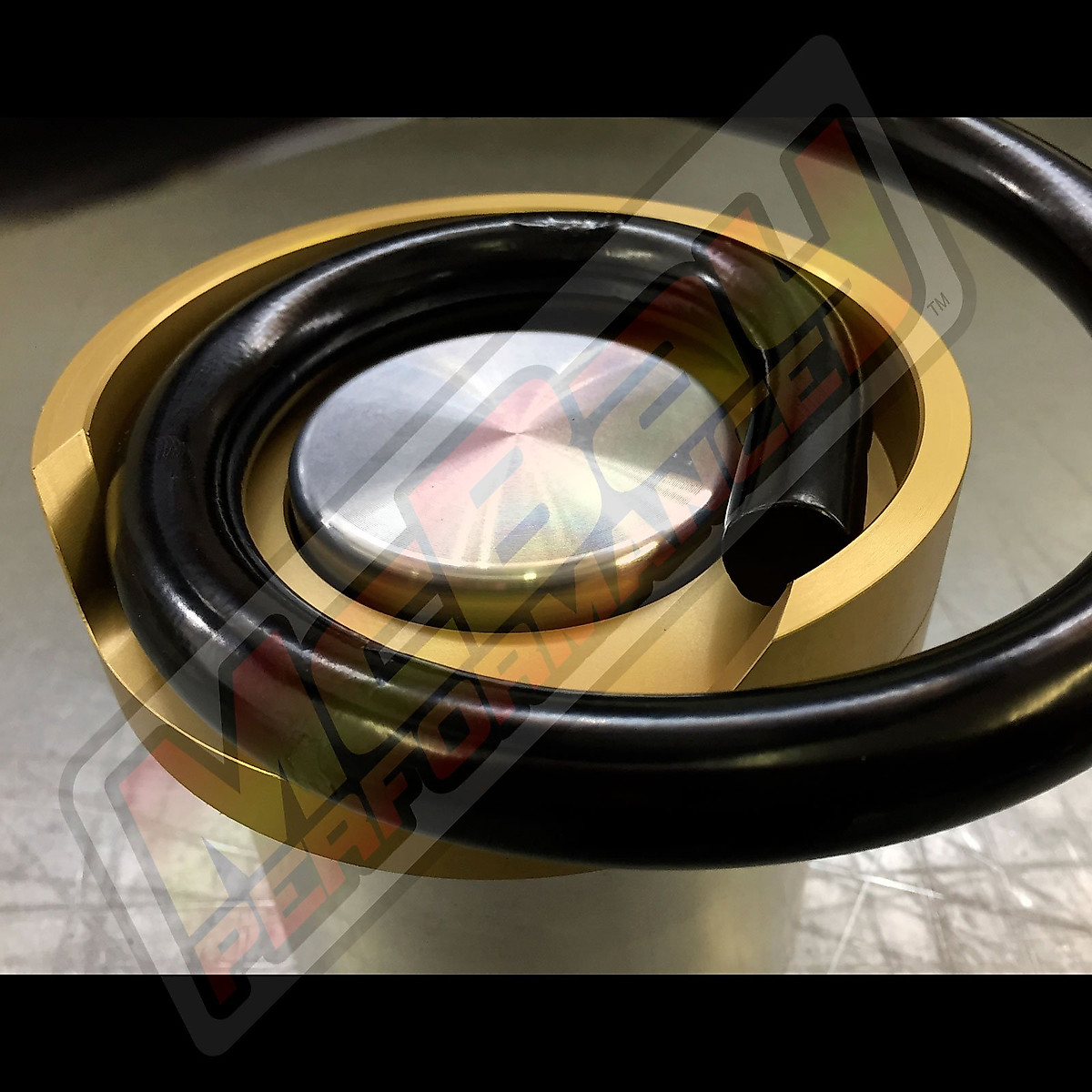 MCBAY PERFORMANCE 1/2" Lift Billet Aluminum Rear Coil Spring Spacer Set/Pair Compatible with Ford 70's-10's, Late 60's-80's GM Passenger Cars & Newer GM Trucks SUV's - MADE IN USA