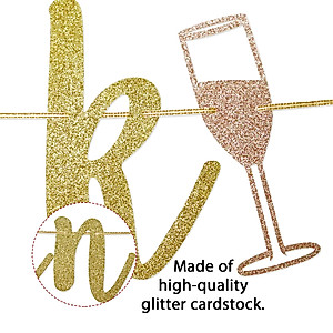 It's Wine O'Clock Banner, Bachelorette, Girl's Weekend, Women's Birthday Party Banner, Wine Themed Party Decor