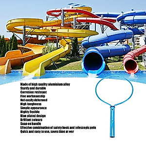 Garden kit Pool Emergency Hook Round Aluminium Alloy Safety Hook for Swimming Pool Water Park