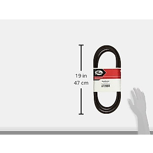 Gates 6728BR BladeRunner Lawn and Garden Belt , Black