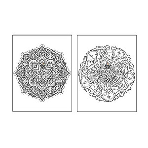 125 Mandalas: An Adult Coloring Book Featuring 125 of the World’s Most Beautiful Mandalas for Stress Relief and Relaxation (Mandala Coloring Books)