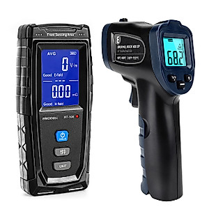 ERICKHILL EMF Meter RT-100 and Infrared Thermometer Rook400 and Meat Thermometer