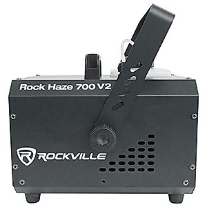 Rockville ROCKHAZE 700 CFM DMX Haze Machine Water Based DJ/Club Hazer and (2) Remotes