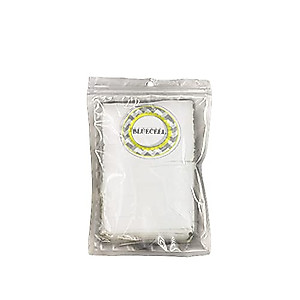 BLUECELL 100 Pcs Clear Non-Slip Rubber Clothes Hanger Grips Clothing Hanger Strips