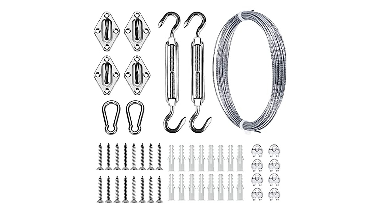 BEAYFILY Sun Shade Hardware Kit - Durable Stainless Steel