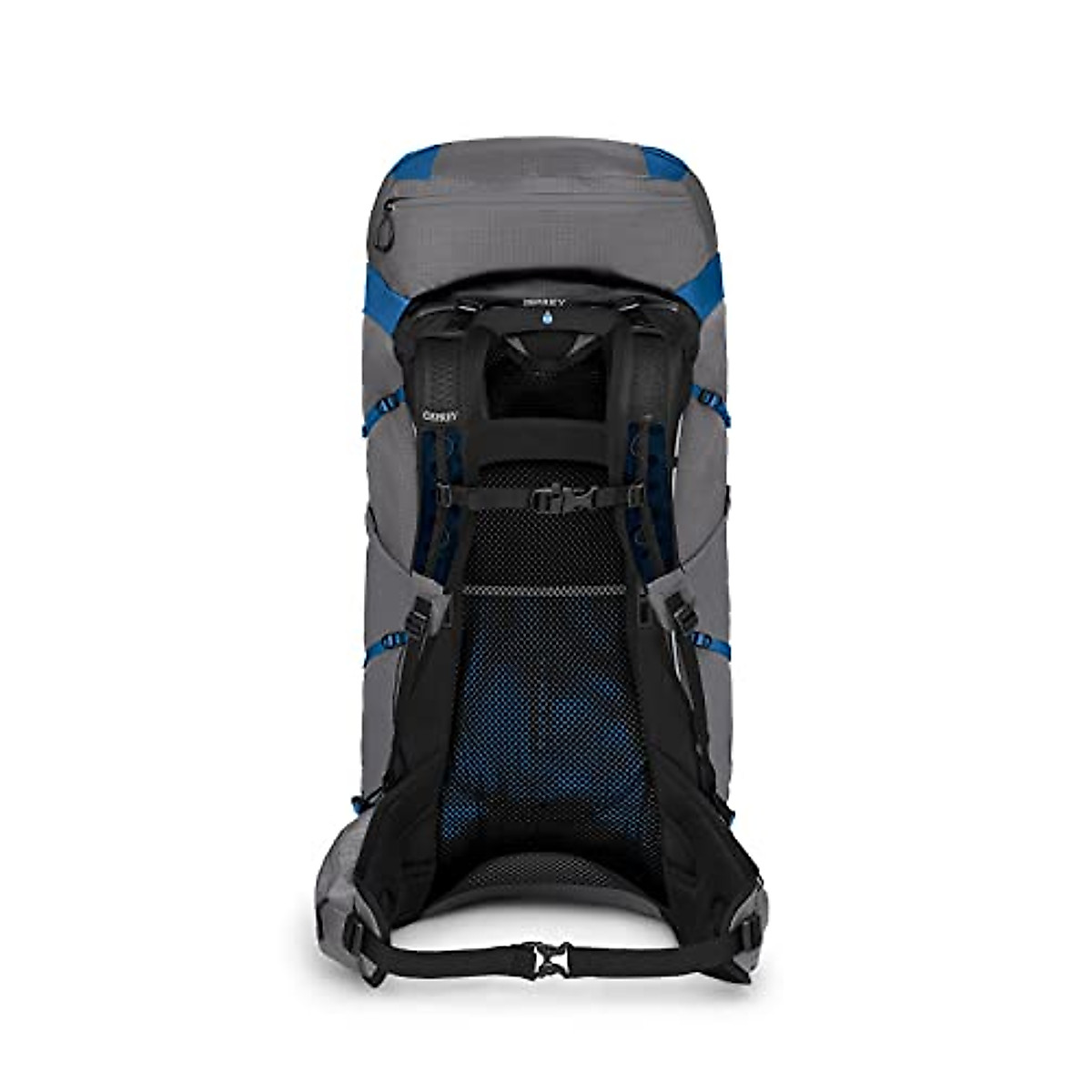 Osprey Exos Pro 55L Men's Backpacking Backpack, Dale Grey/Agam Blue, S/M