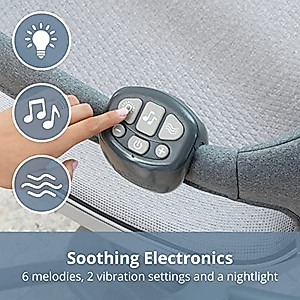 Chicco Close to You 3-in-1 Bedside Bassinet - Heather Grey | Grey