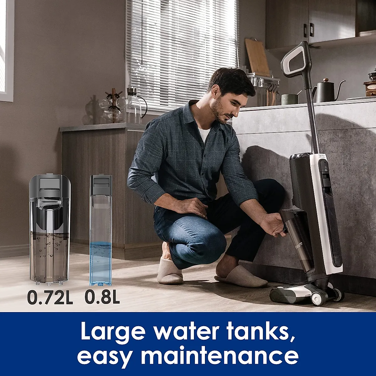 Tineco Floor ONE S5 PRO 2 Cordless Wet Dry Vacuum Smart Hardwood Floor Cleaner Machine Floor Cleaning Solution