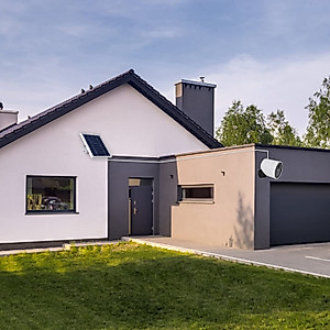 iTODOS Solar Panel for SimpliSafe Outdoor Camera, 11.8Ft Outdoor Power Charging Cable and Adjustable Mount,Weatherproof Aluminum Alloy Material