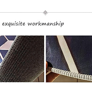 Decorative Round Rug with Pattern,Office Chair Mat Protector for Hardwood Tile Floor,Carpet Chair Mat Soft Area Rugs for Study Living Room,Multi-Purpose Anti-Slip Desk Chair Mat