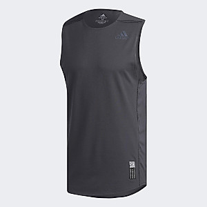 adidas Men's Primeblue Singlet Dgh Solid Gray Small