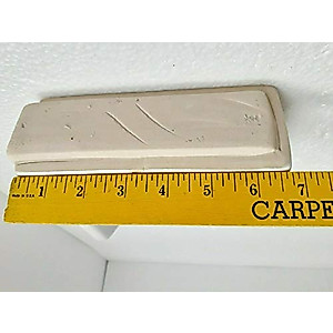 Bright White Ceramic Corner Shower Shelf Ledge Soap Tray Arctic White Daltile Color 0190 Medium 7.5 inch