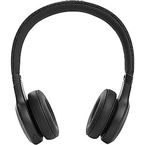 JBL Live 460NC Wireless On-Ear Noise-Cancelling Headphones Bundle with Carrying Case (Black)