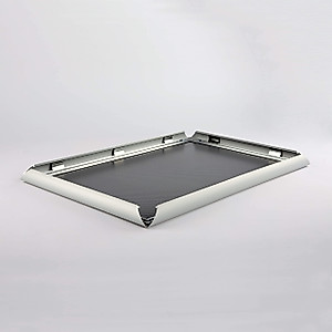 Snap Frame 11x17 Inch, 1 Inch, Silver, Mitered Corner, Front Loading