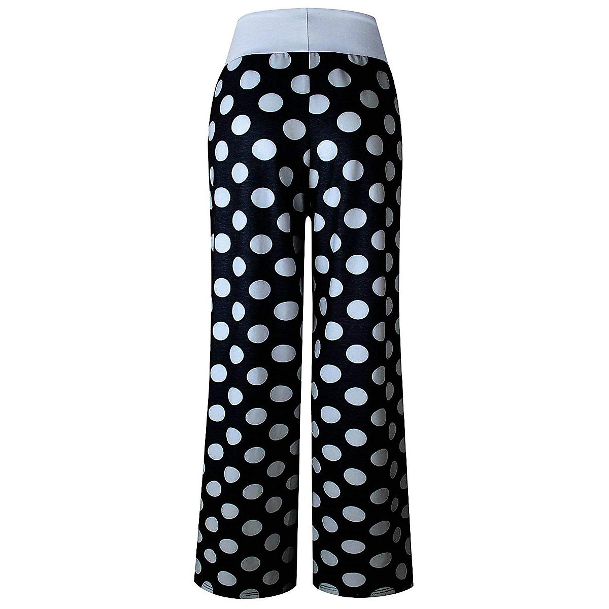 Elsofer Women's Pajamas for Women Comfy Casual Polka Dot Pjs Lounge Pajama Pants (M, Black5)