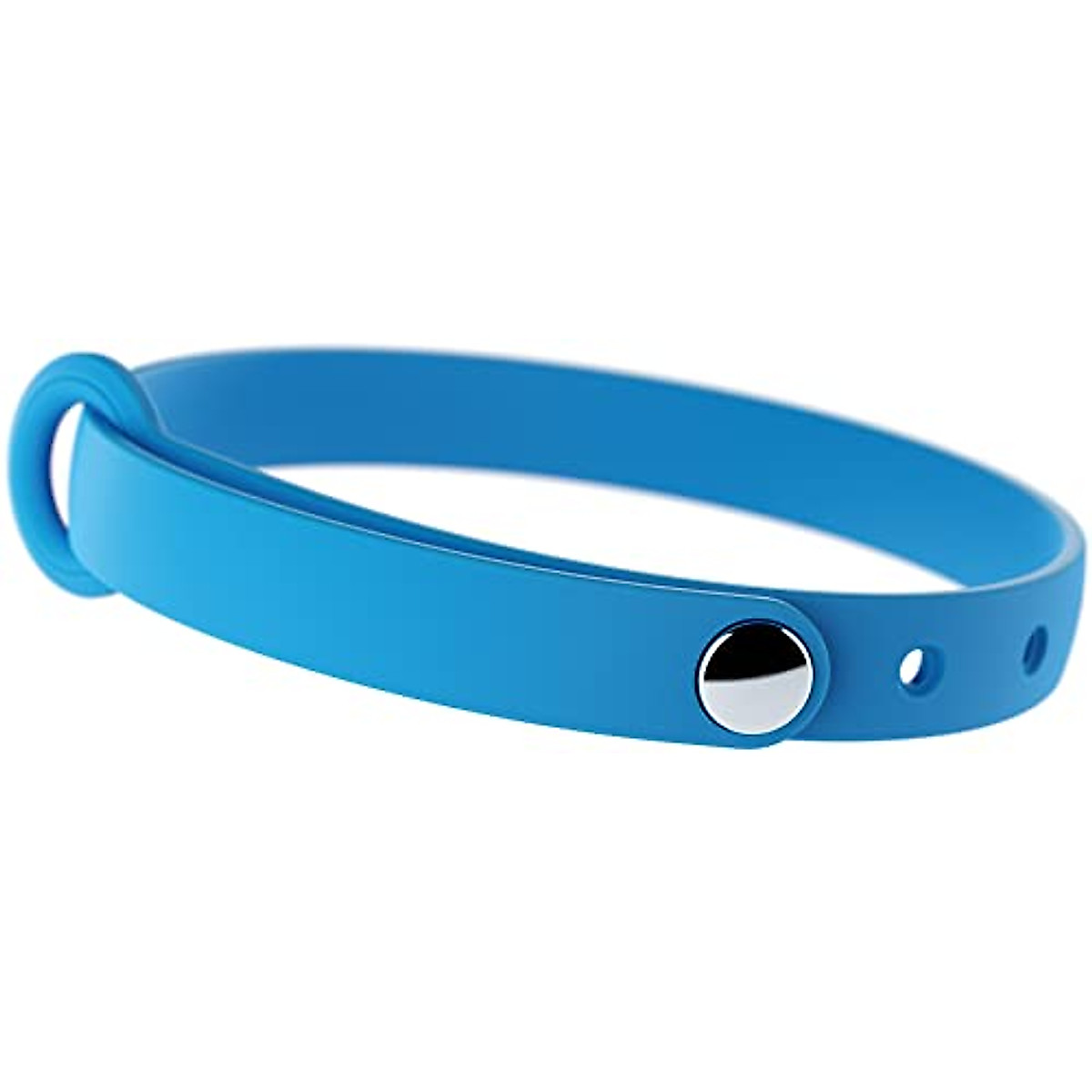 Nuvuq Comfortable, Soft and Light Cat Collar with Breakaway Snap Button (Blueberry Blue)