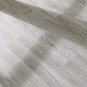 Mohawk Basics Waterproof Vinyl Plank Flooring in Alloy Gray 2mm, 8" x 48" (45.33-sqft/Carton)